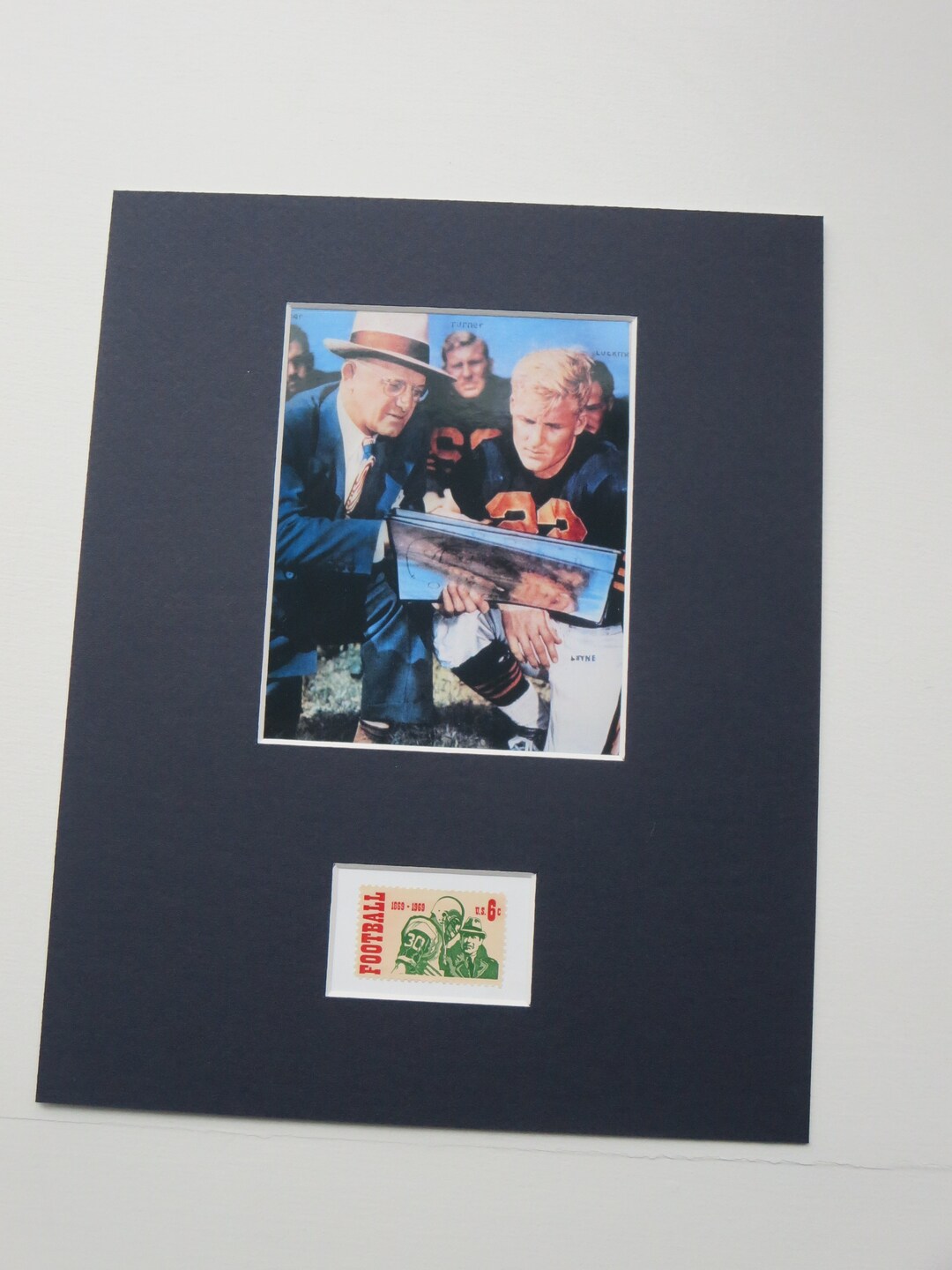 Chicago Bear Owner and Coach George Halas Aka "pappa Bear" & the Stamp ...