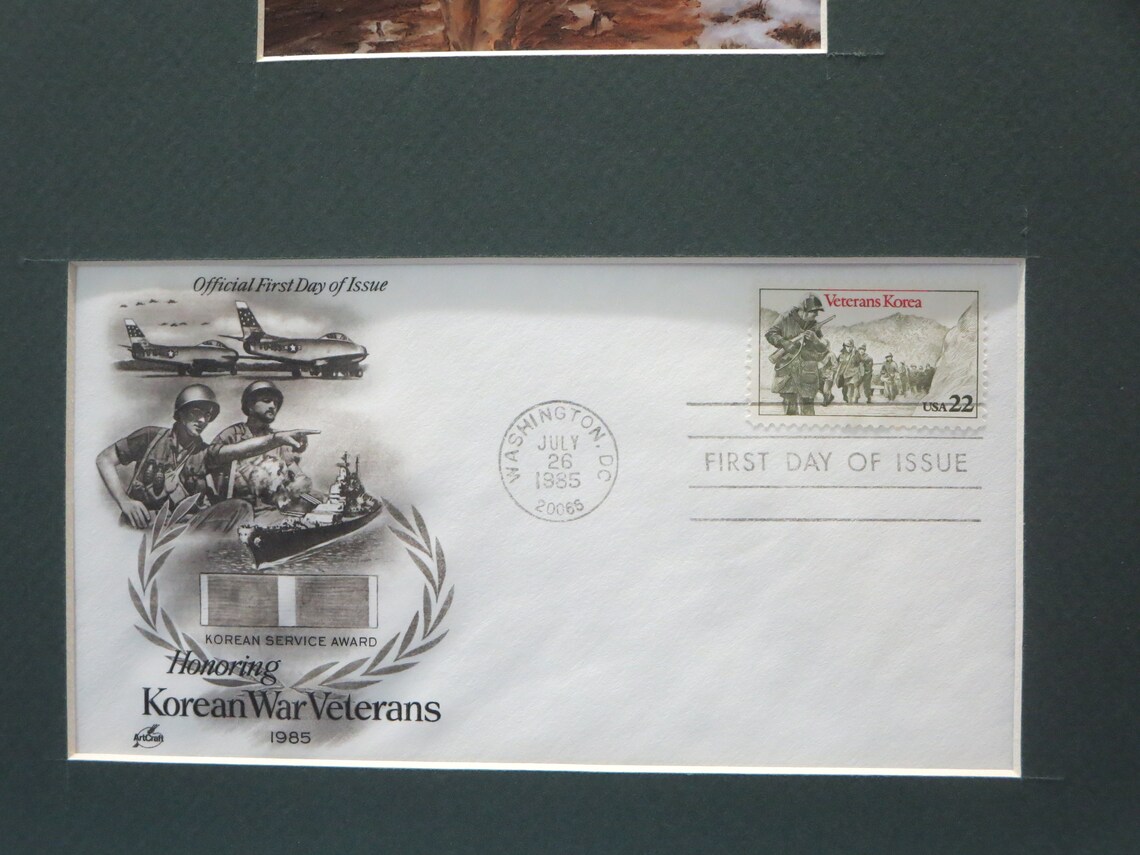 Honoring Korean War Veterans & First Day Cover Honoring the Korean War ...