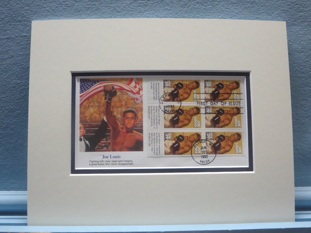 Heavyweight Champion Joe Louis & First Day Cover of His Own - Etsy