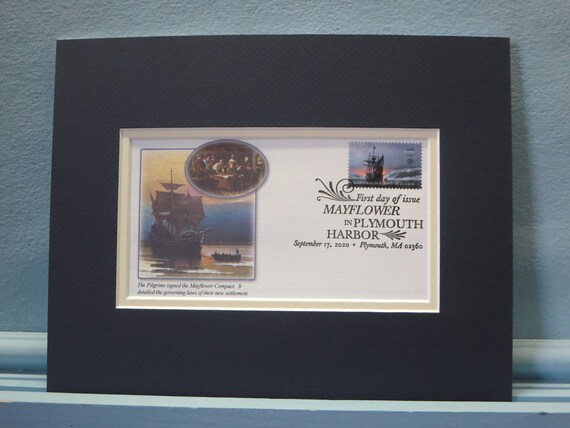 Collectibles Art & Collectibles Pilgrims sail to America and land on ...