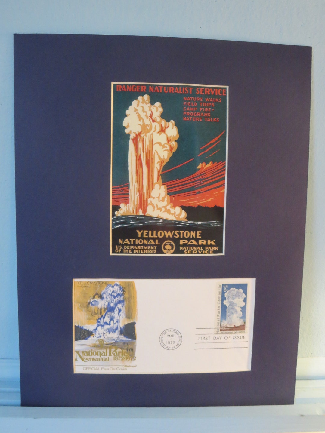 The National Park Service - Honoring Yellowstone National Park and Old ...