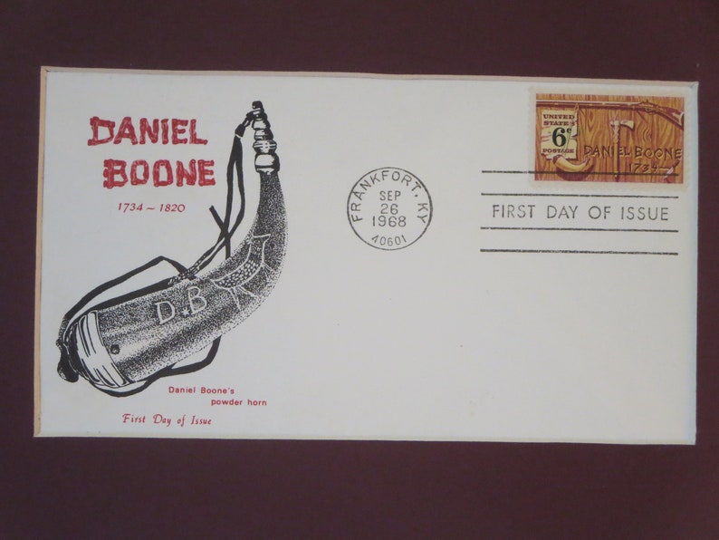 Honoring the Trailblazer Daniel Boone & First Day Cover of His Own ...