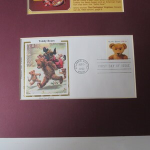 The Story of Theodore Roosevelt and the Teddy Bear & First Day Cover of ...