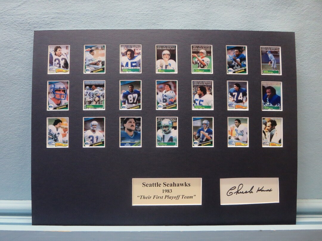 1983 Seattle Seahawks Coached by Chuck Knox - Their First Playoff Team ...