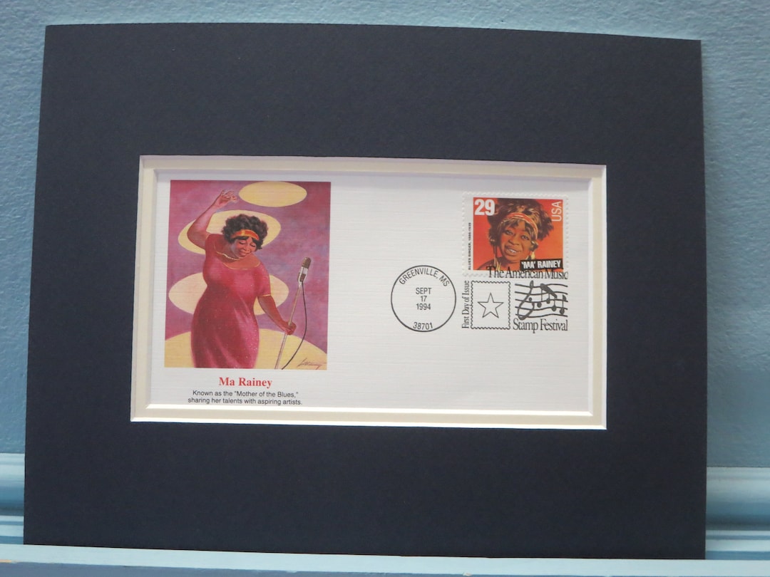 Great Jazz and Blues Singers - "ma" Rainey and the First Day Cover of ...