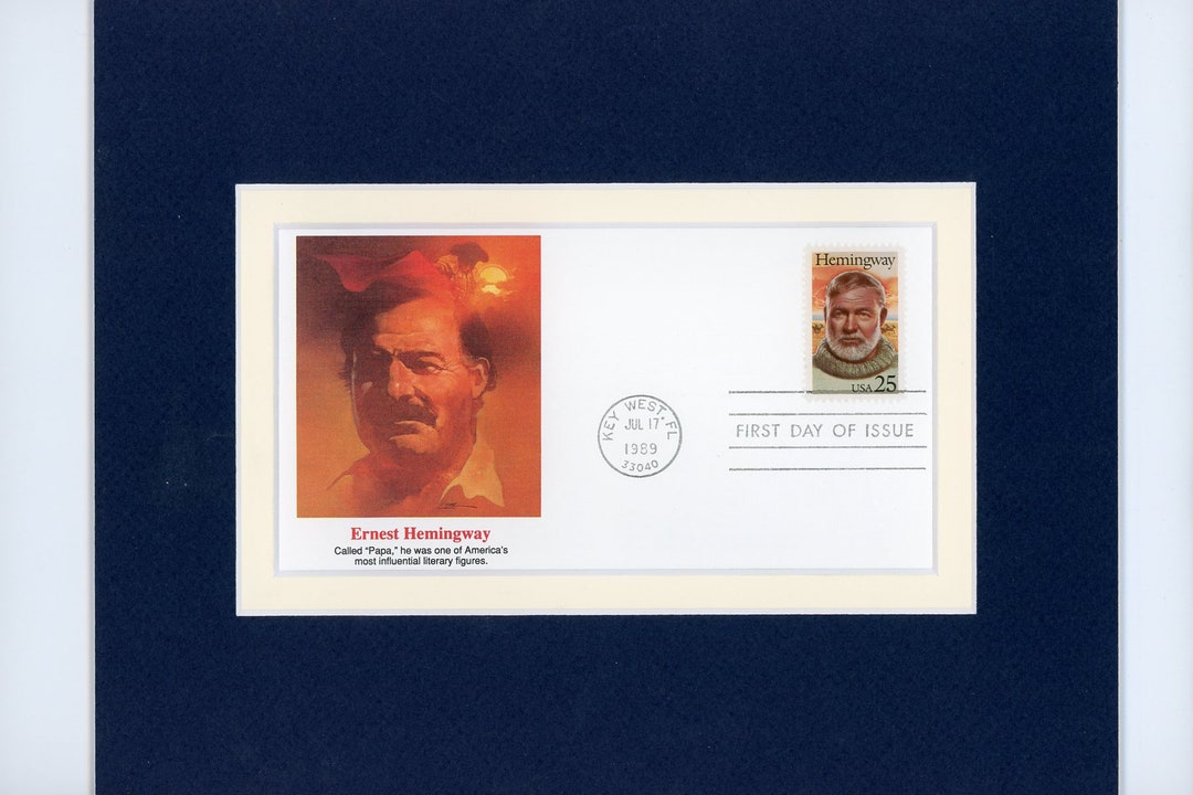 Famed Author Ernest Hemingway Honored by the First Day Cover of His Own ...