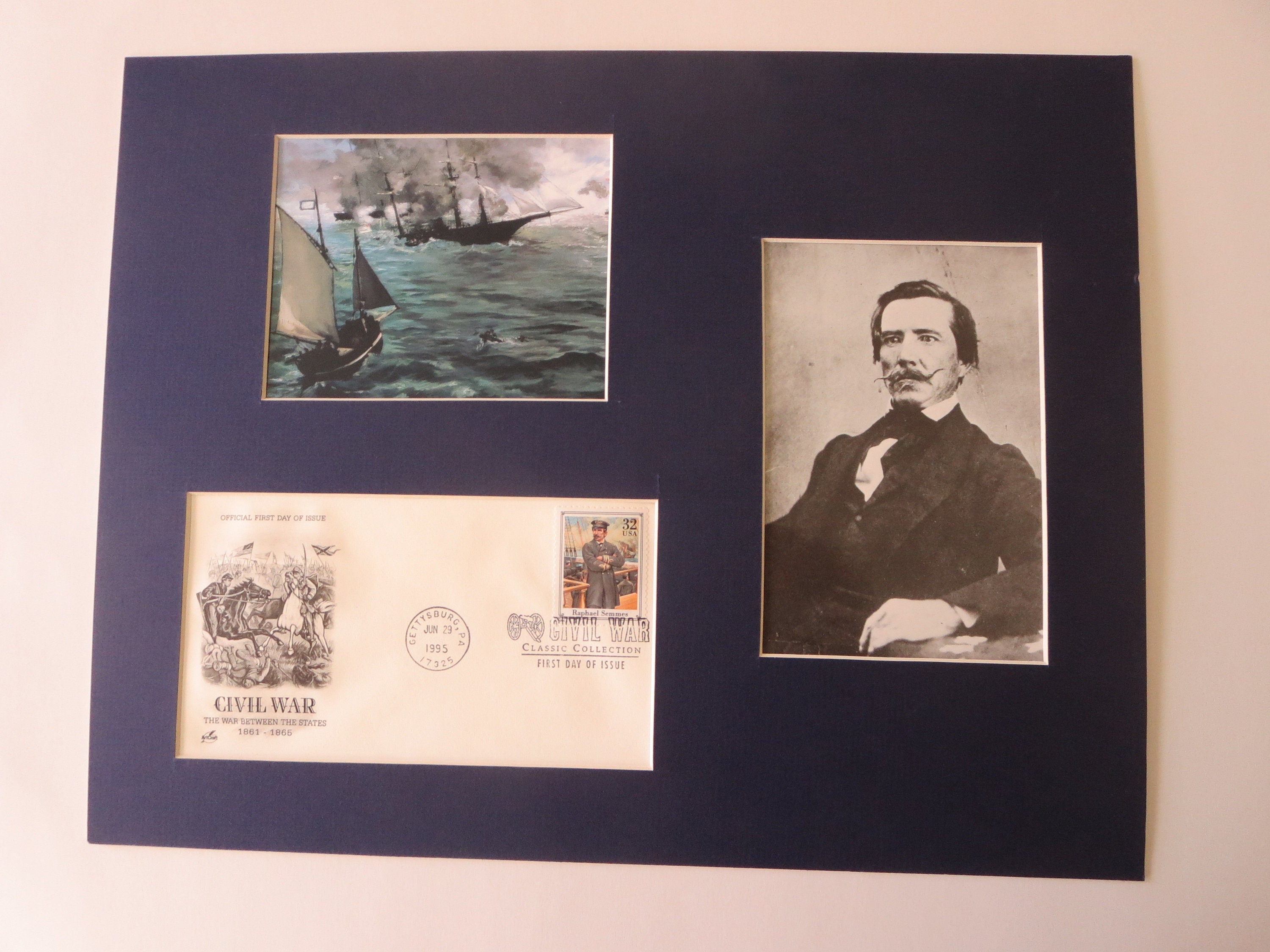 The CSS Alabama Vs.the USS Kearsarge & First Day Cover for Raphael ...