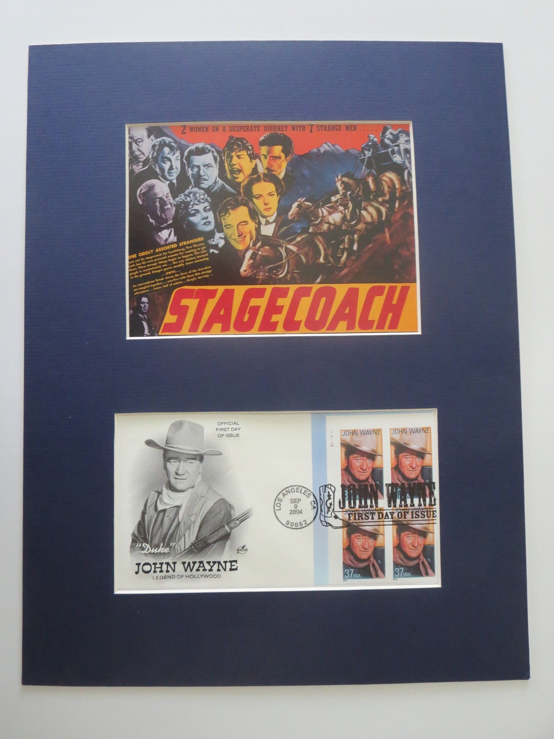 John Wayne as the Ringo Kid in John Ford's Stagecoach & First Day Cover ...