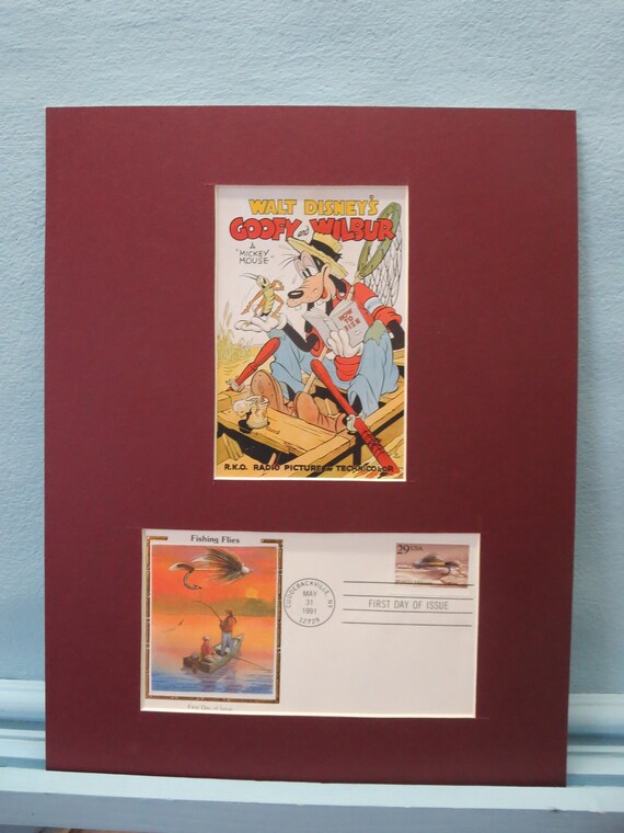 Walt Disney's Goofy and Wilbur in how to Fish | Etsy