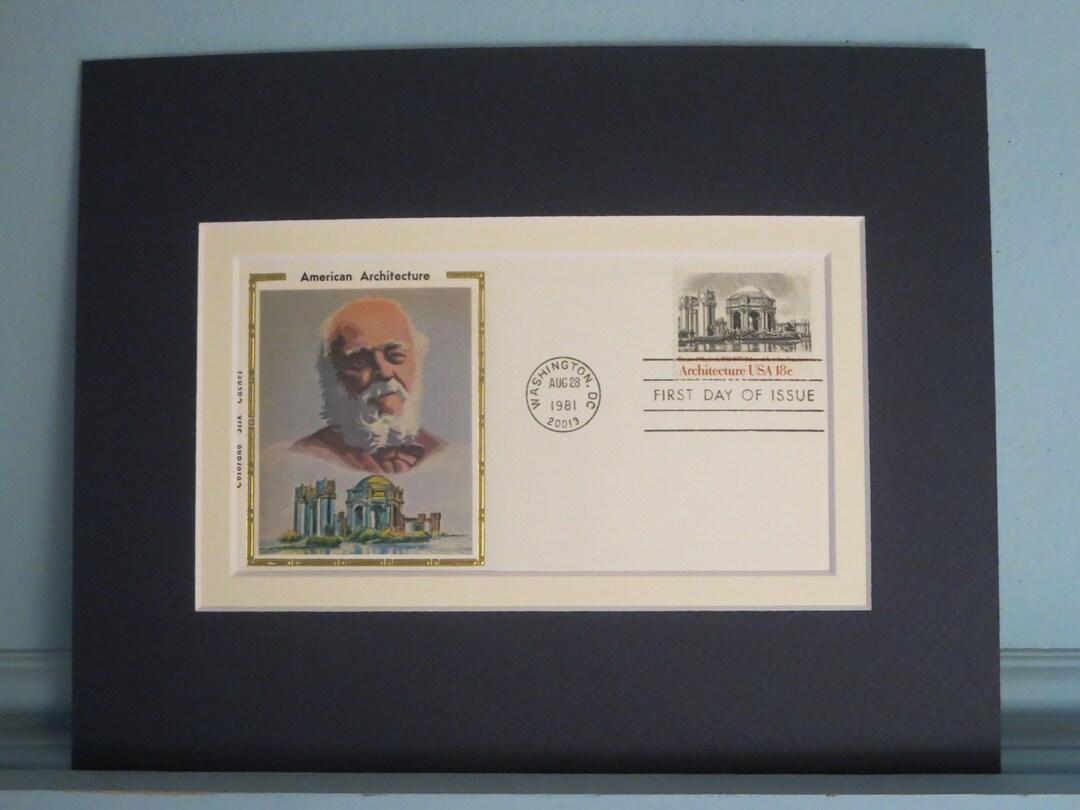 Architect Bernard Maybeck Designs the Palace of Arts & First Day Cover ...