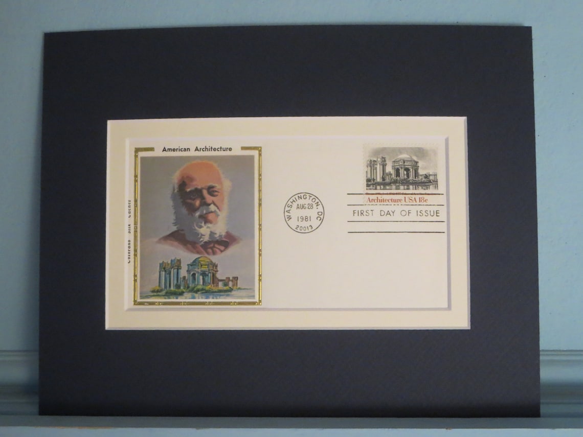 Architect Bernard Maybeck Designs the Palace of Arts & First Day Cover ...