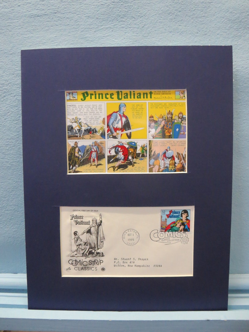 Famed Comic Strip Prince Valiant and First Day Cover of His - Etsy