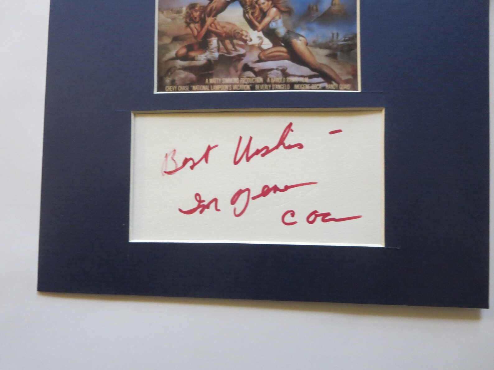 Chevy Chase - National Lampoon's Vacation & Imogene Coca Autograph as ...