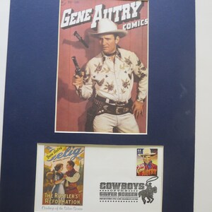 Western Movie and TV Cowboy Star Gene Autry & First Day Cover of the ...