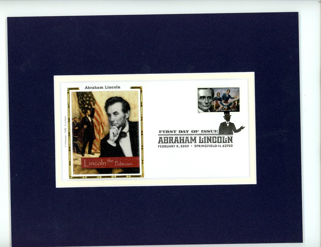 Civil War Hero - President Abraham Lincoln Honored by First Day Cover ...