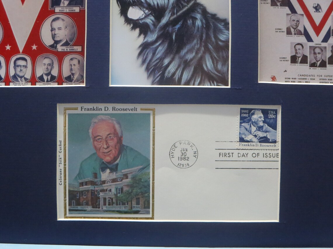 1944 Presidential Election FDR Vs. Thomas Dewey and Fala - Etsy