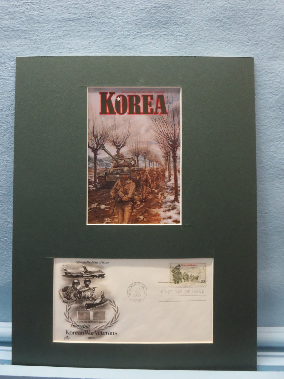 Honoring Korean War Veterans & First Day Cover Honoring the Korean War ...
