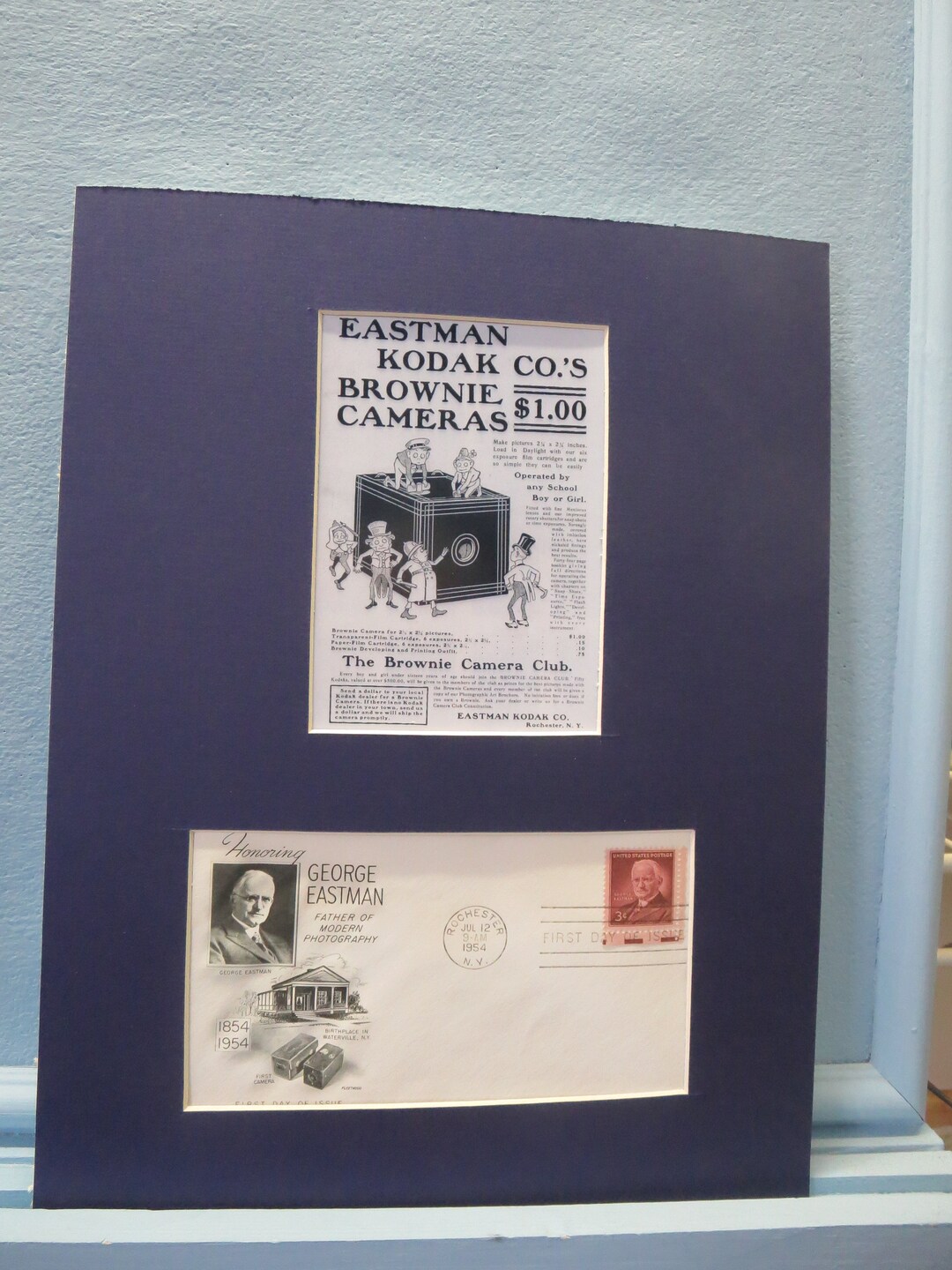 Eastman Kodak Develops the Brownie Camera and the First Day Cover of ...