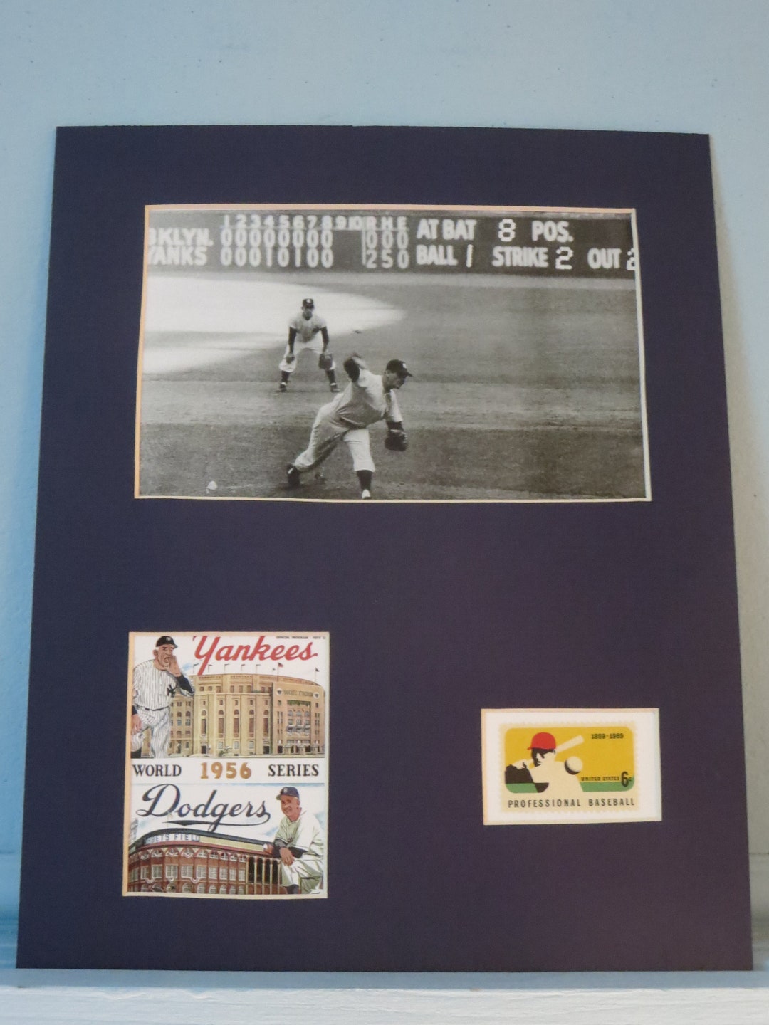 1956 World Series - Don Larsen Pitches a Perfect Game Honored by Stamp ...