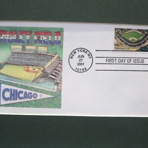Wrigley Field, Home of the Chicago Cubs & First Day Cover of Its Own ...