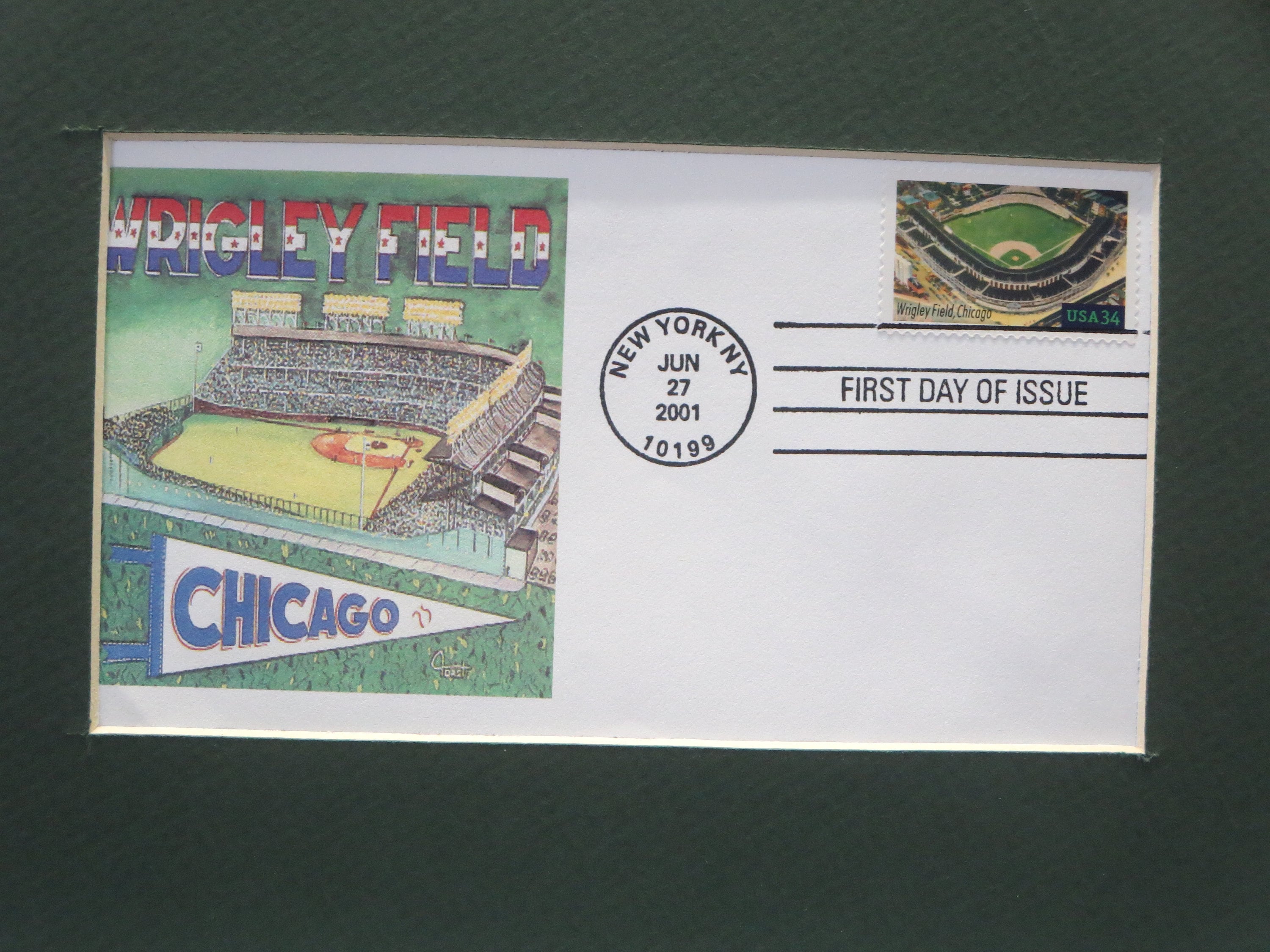 Wrigley Field, Home of the Chicago Cubs & First Day Cover of Its Own ...