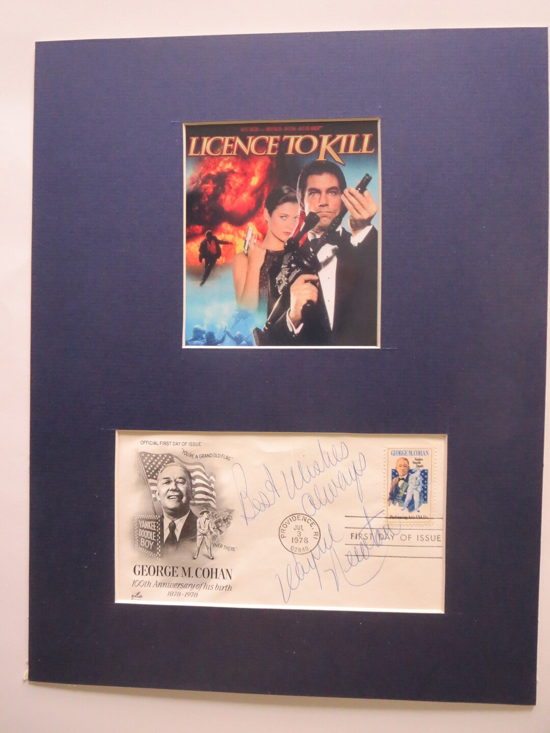 Timothy Dalton as James Bond in "licence to Kill" and Wayne Newton ...