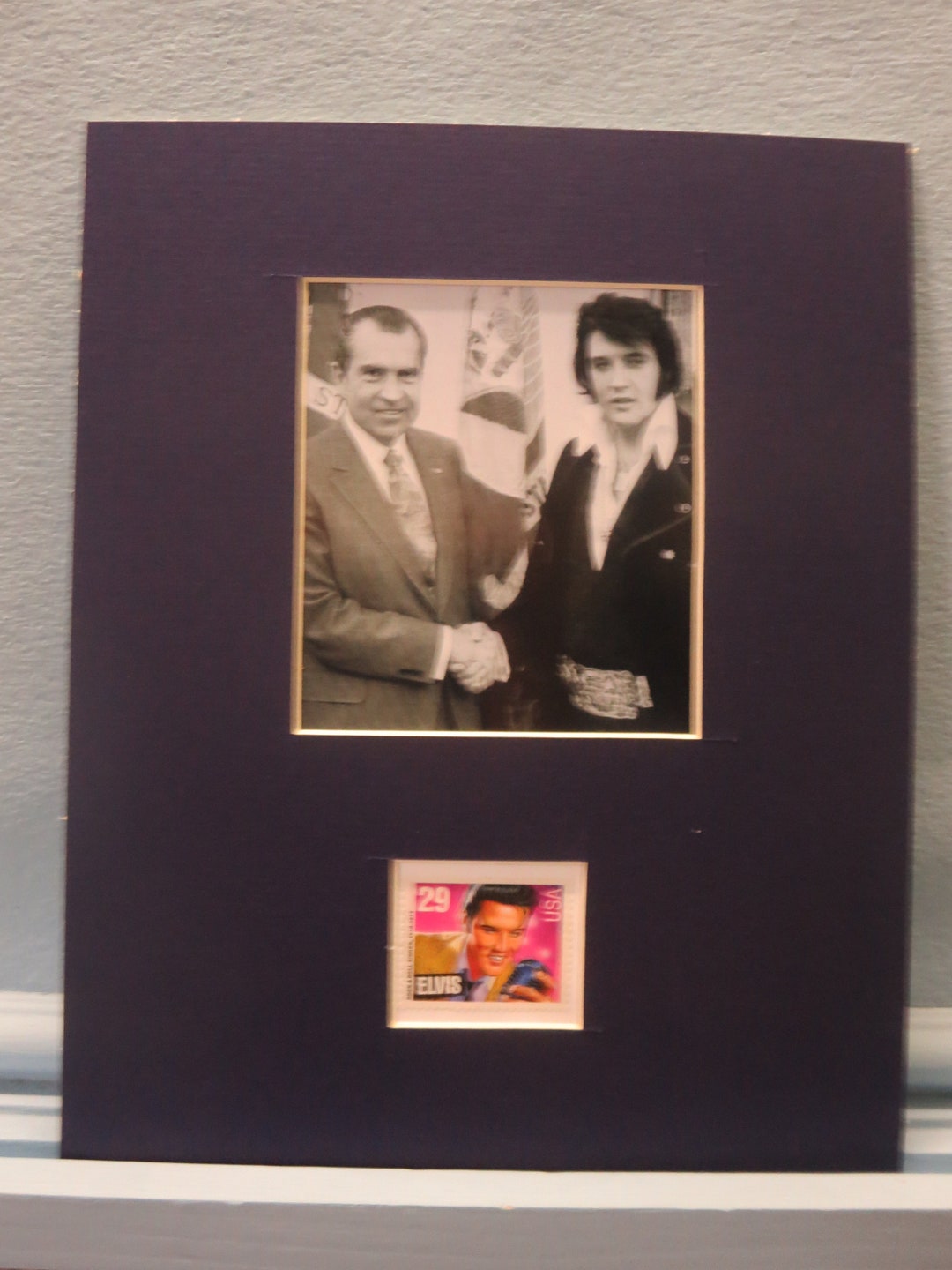 Elvis Presley Meets Richard Nixon Honored by the Elvis Presley Stamp - Etsy