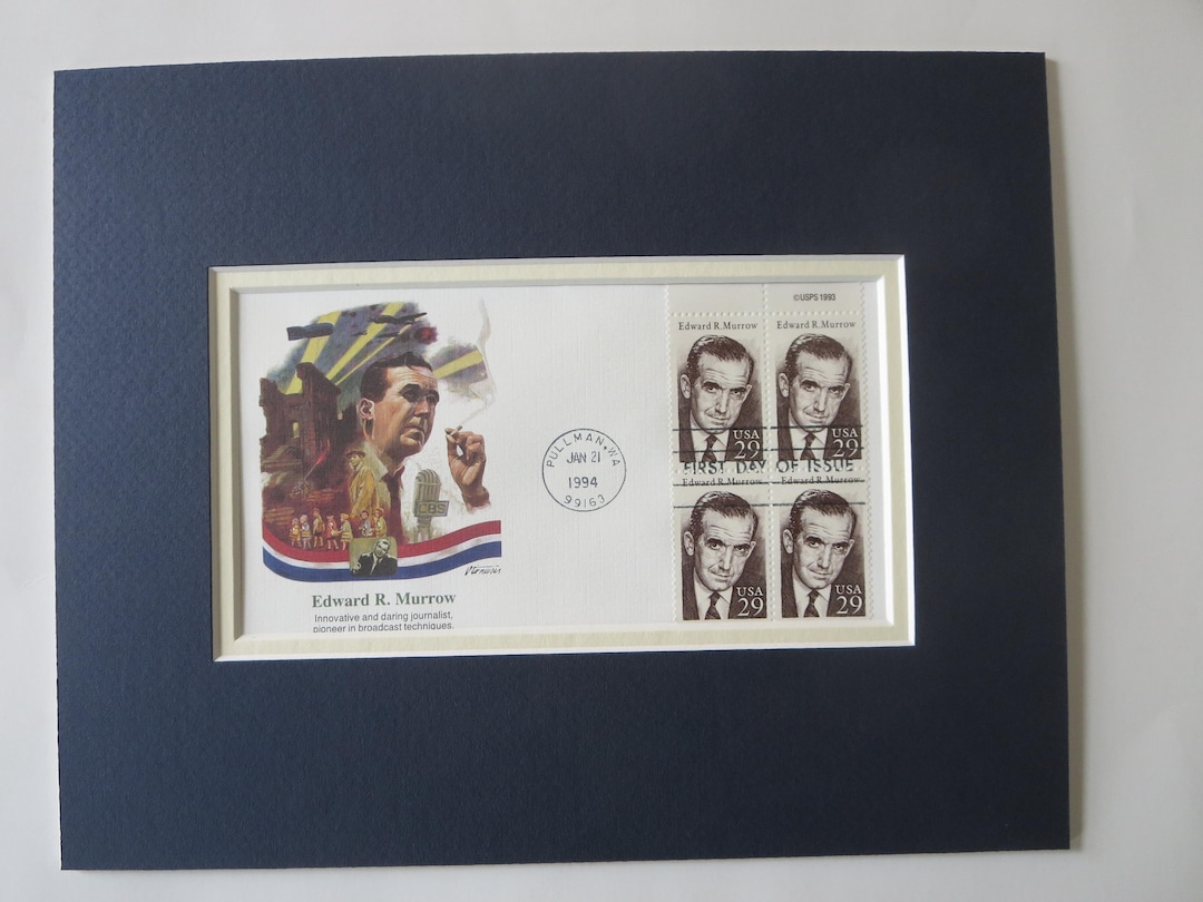 Famed Broadcaster Edward R. Murrow and the First Day Cover of His Own ...