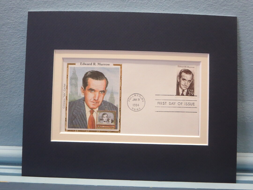 Famed Broadcaster Edward R. Murrow and the First Day Cover of His Own ...
