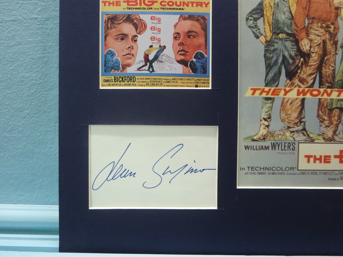 Charlton Heston and Gregory Peck Star in the Big Country and - Etsy
