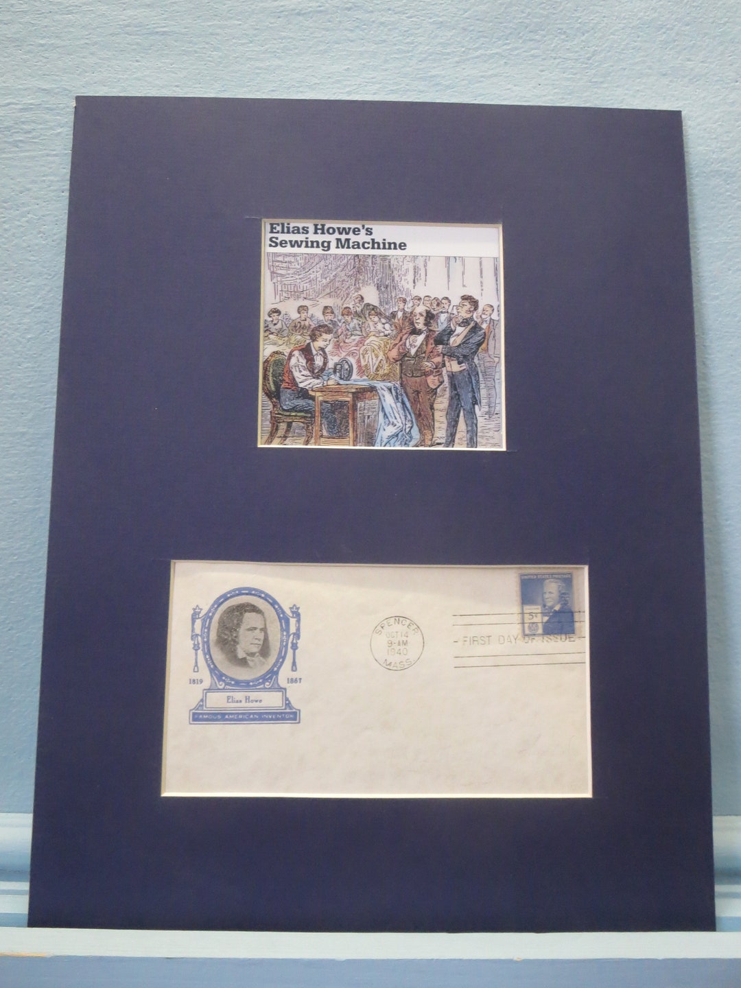 Honoring Inventor Elias Howe Invents the Sewing Machine & First Day ...
