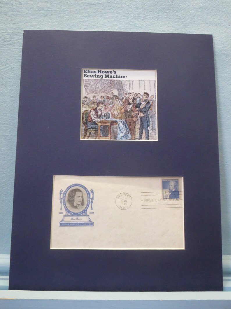 Honoring Inventor Elias Howe Invents the Sewing Machine & First Day ...