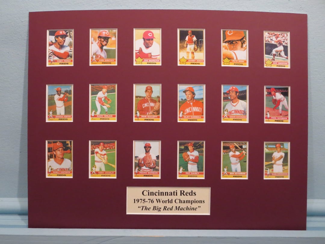 Cincinnati Reds - 1975-76 World Series Champions Led by Pete Rose ...