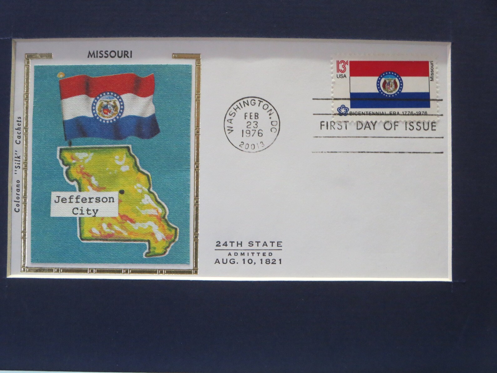 Honoring Missouri and Its State Capitol - Jefferson City & First Day ...