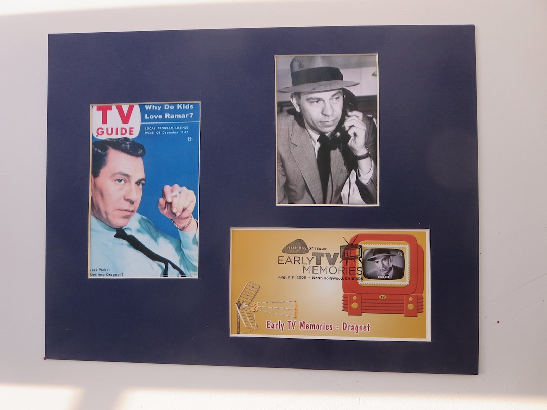 Jack Webb as Sgt. Joe Friday in "dragnet" and First Day Cover of Its ...