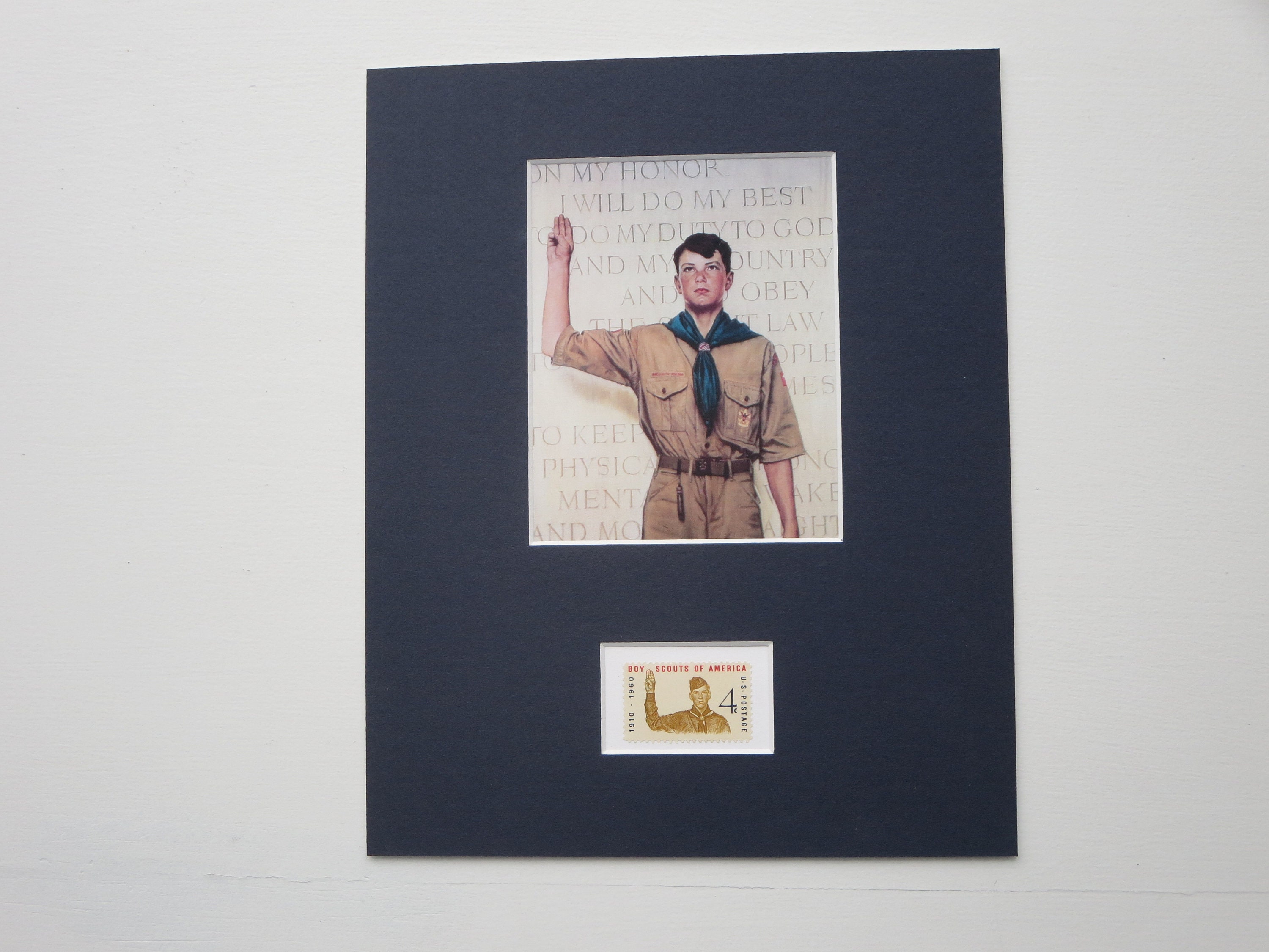 Norman Rockwell's Painting of a Boy Scout Reciting the Boy Scout Oath ...