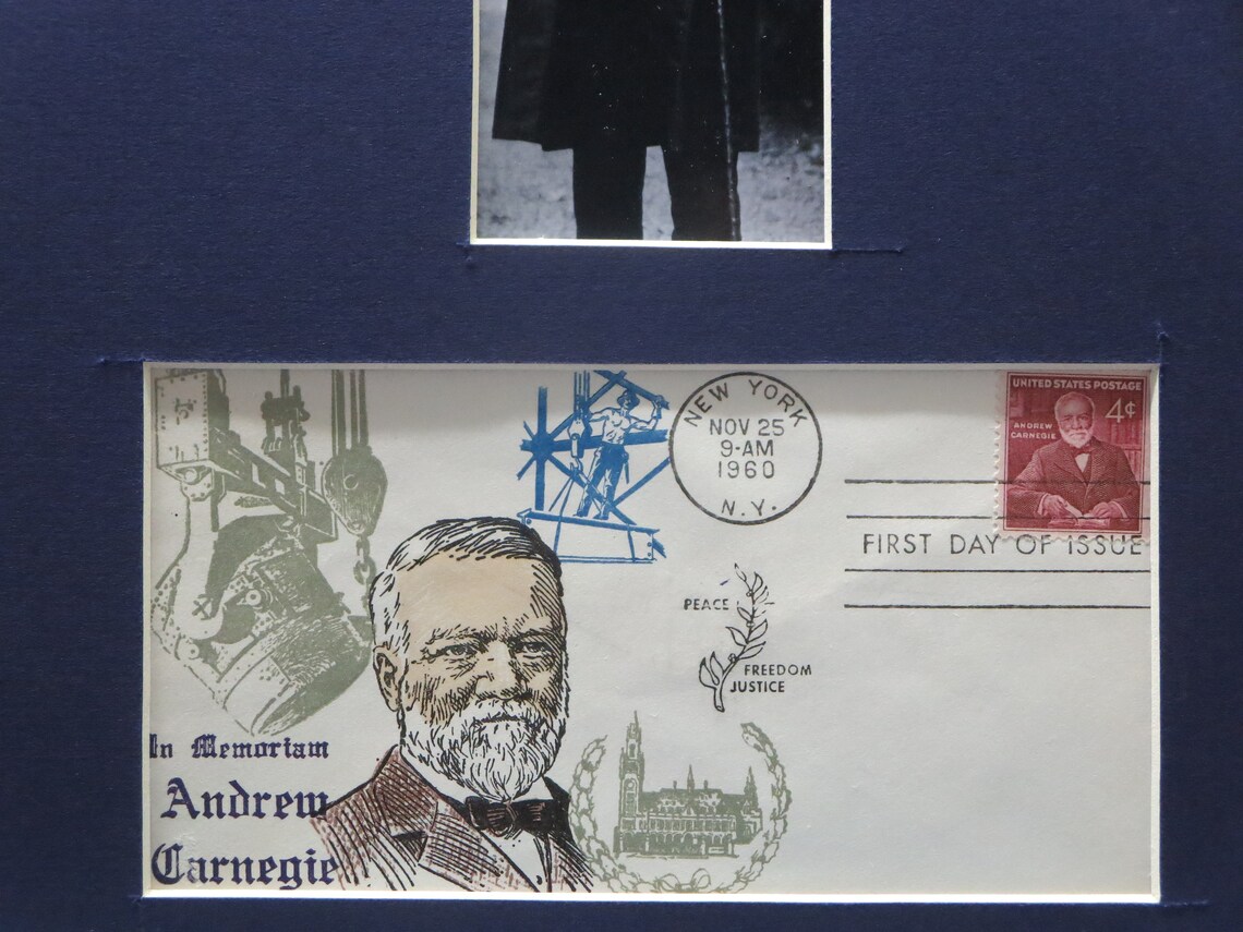 The Steel Magnate - Andrew Carnegie and the First Day Cover of His Own ...