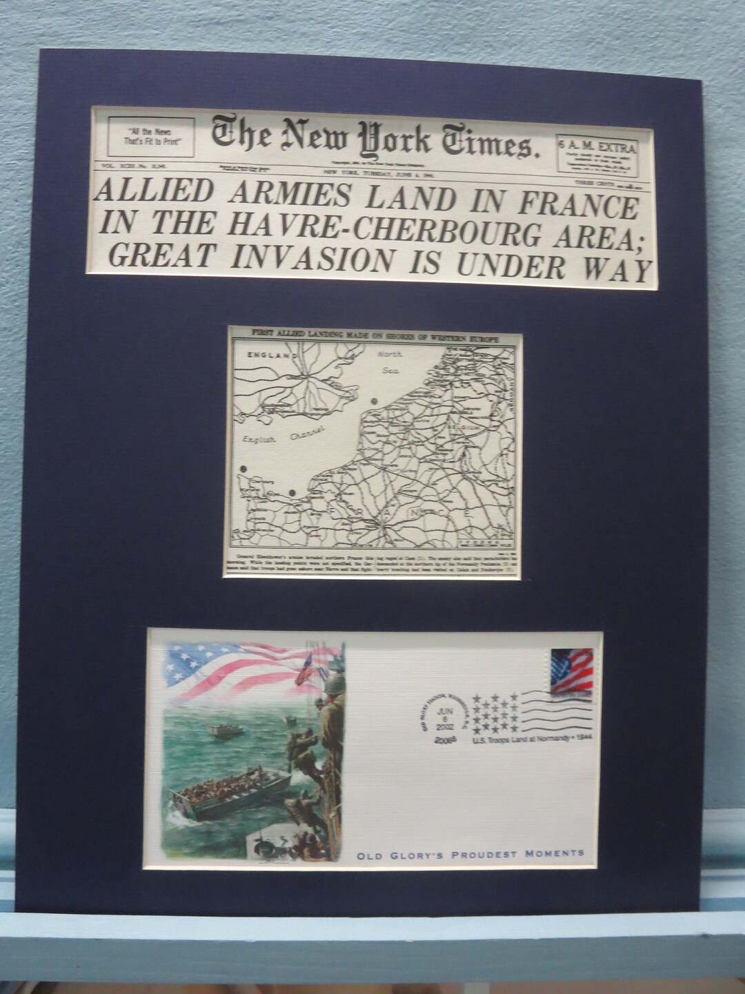 Operation Overlord D-day the Invasion of Normandy Led by - Etsy