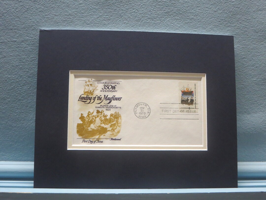 The Mayflower Pilgrims Sail to America and Land on Plymouth Rock ...