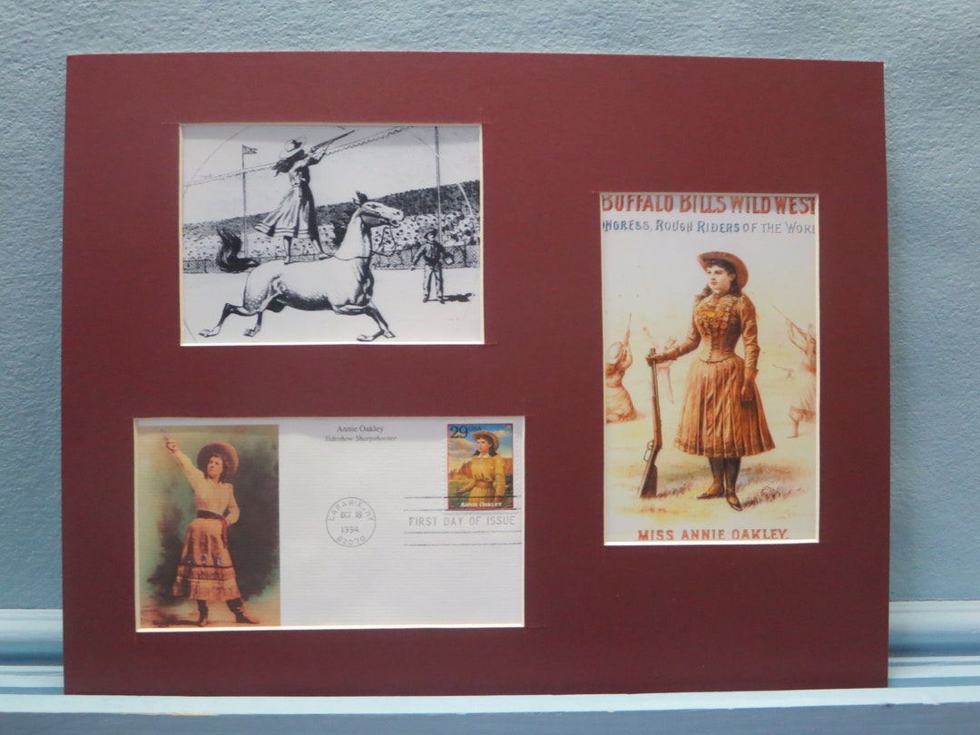 Sharpshooter Annie Oakley and Buffalo Bill's Wild West - Etsy