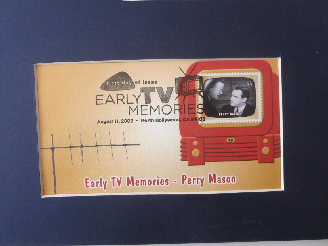 Raymond Burr in Perry Mason Plus First Day Cover of the Perry Mason ...