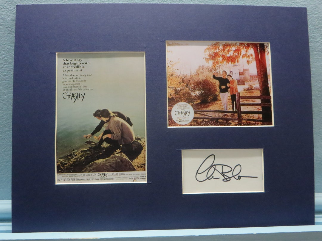 Academy Award Winner Cliff Robertson in charly & Claire Bloom Autograph ...