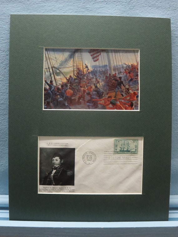USS Constitution old Ironsides and Captain Isaac - Etsy