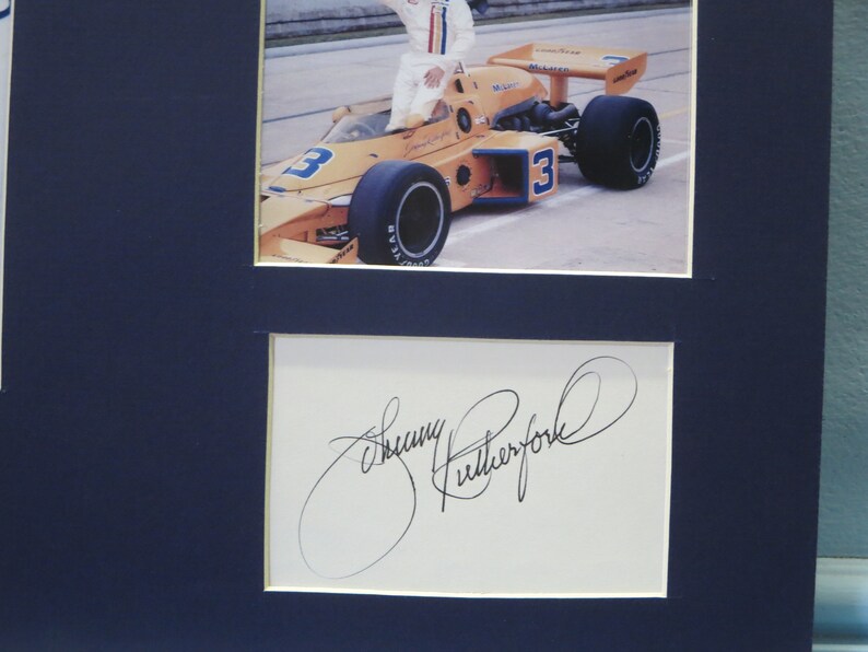 Johnny Rutherford Wins His First Indy 500 Championship in 1974 - Etsy