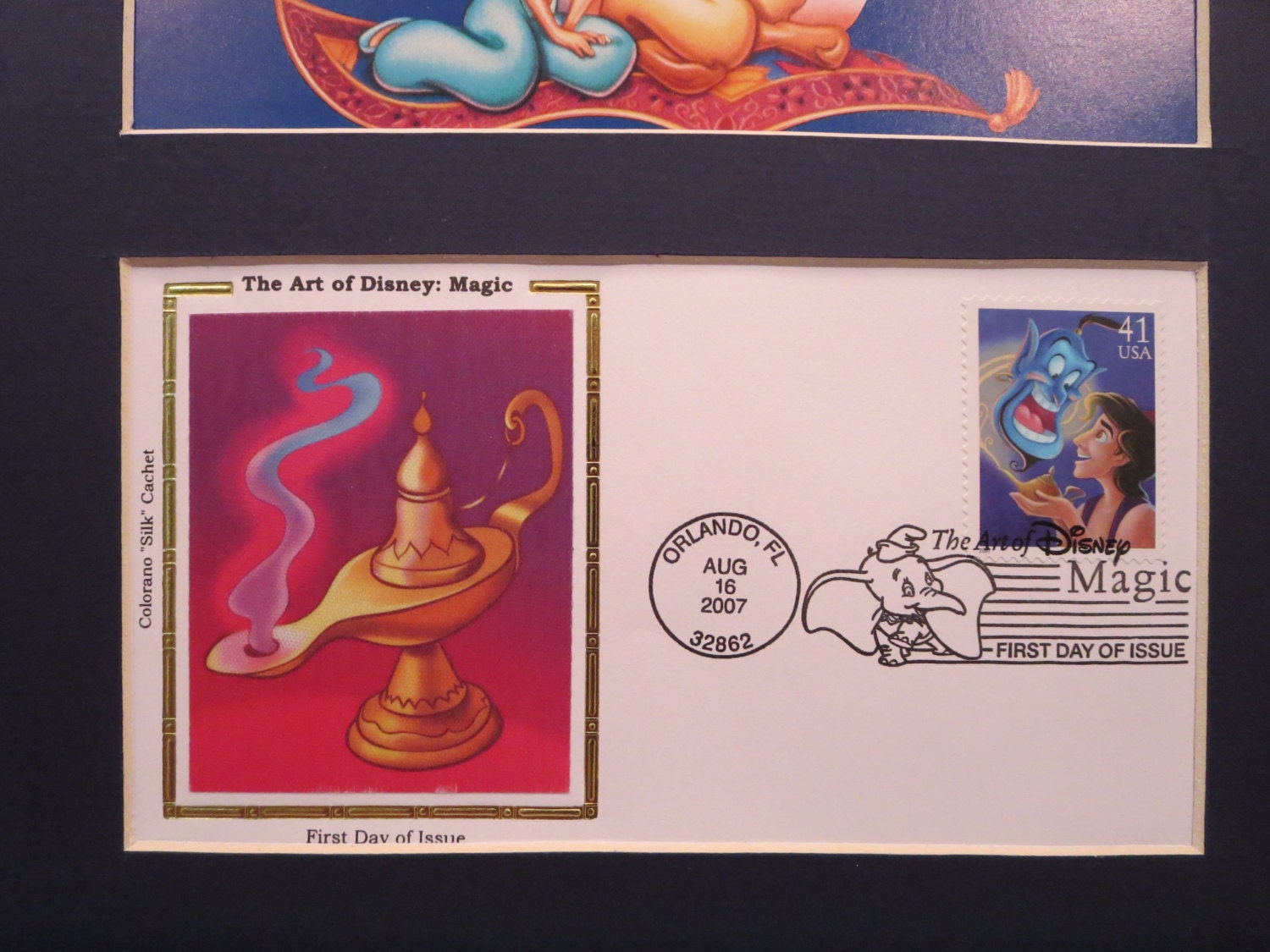 Walt Disney's "aladdin" Featuring Jasmine and First Day Cover of Its ...