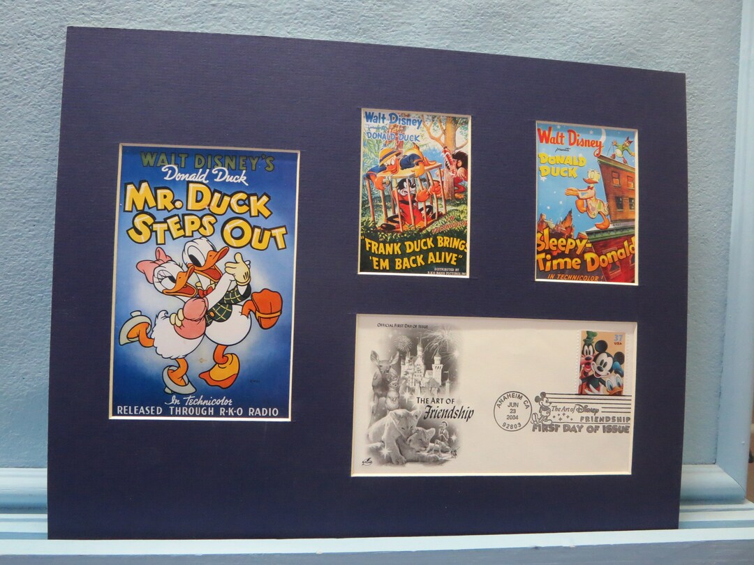 Walt Disney's Donald Duck & First Day Cover of His Own Stamp - Etsy