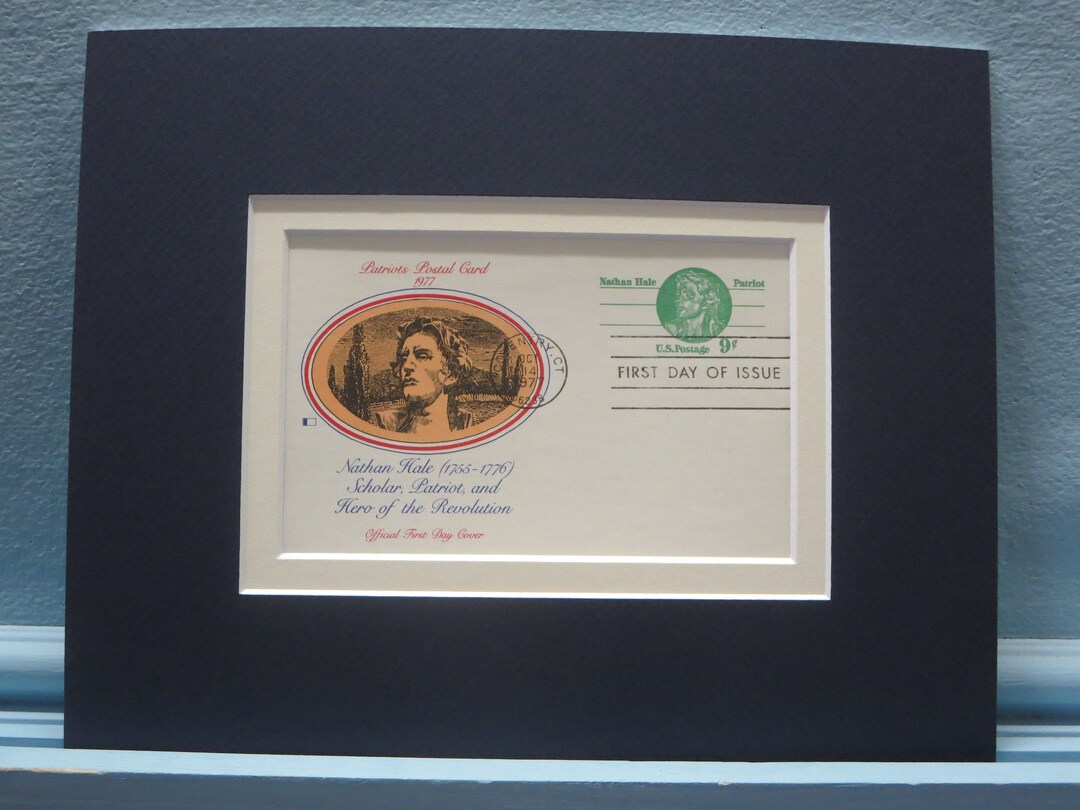 The Execution of Nathan Hale & the First Day Cover of His Own Stamp - Etsy
