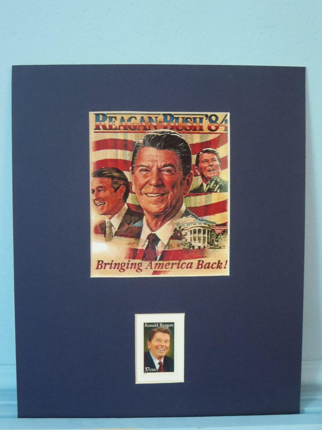 Ronald Reagan and George Bush Win the 1984 Presidential Election ...