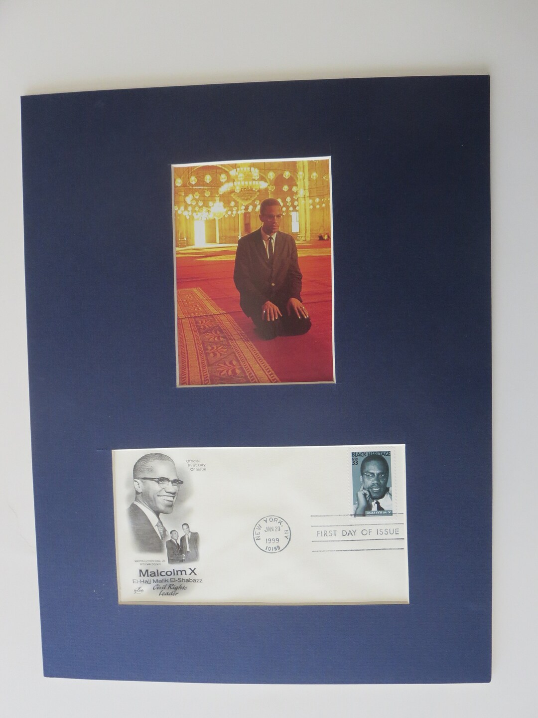 Black Civil Rights Leader - Malcom X and First Day Cover of His Own ...