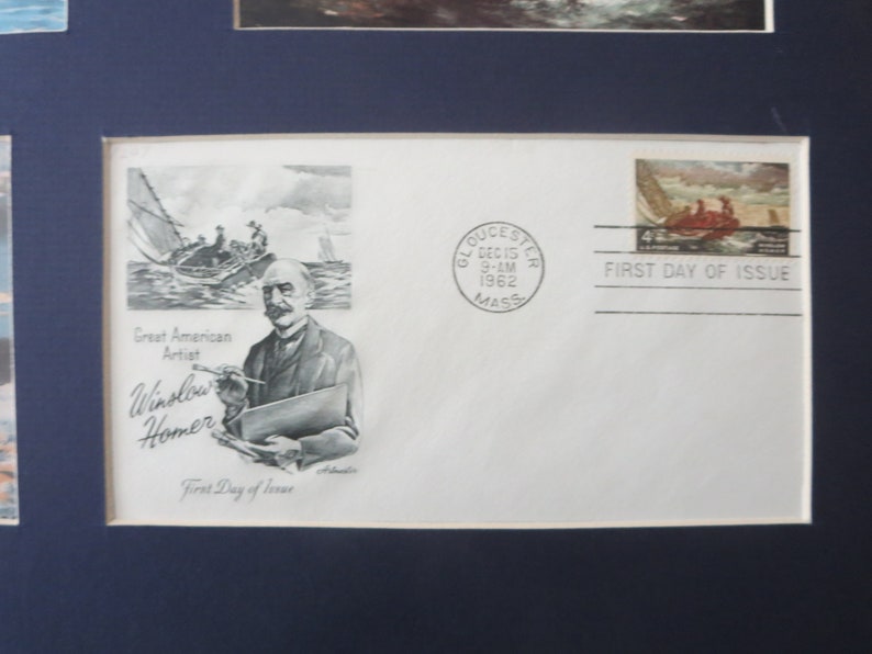 Honoring Famed Artist Winslow Homer & First Day Cover of His Own Stamp ...